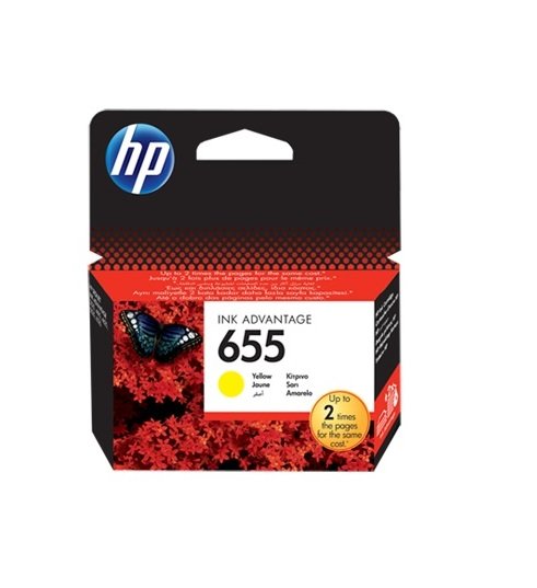 ראש דיו מקורי צהוב HP 655 – קמפוס ציוד משרדי בע"מ